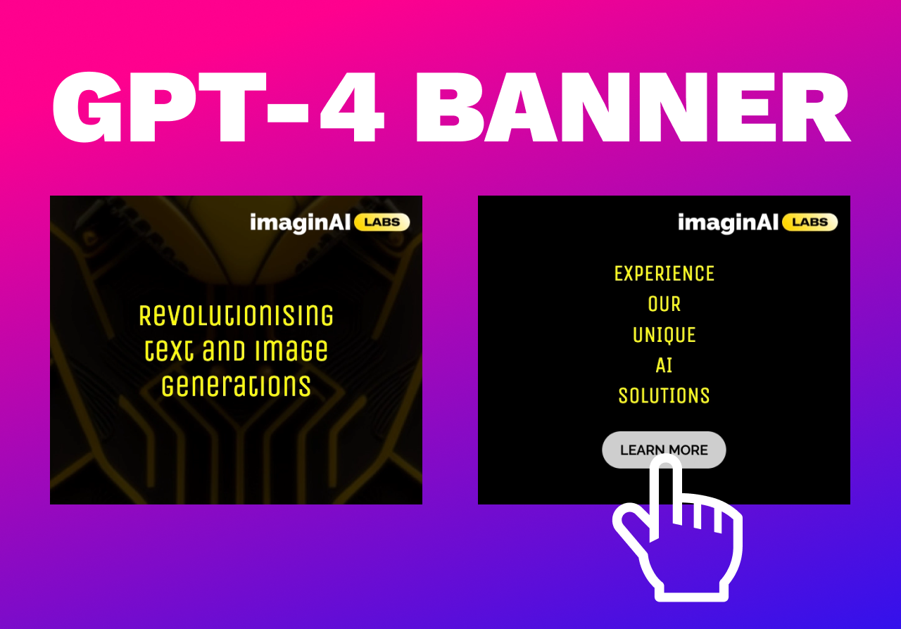 Building a banner ad with GPT-4